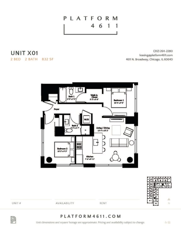 Elevated Living in Uptown Chicago | Luxury Floor Plans at Platform 4611