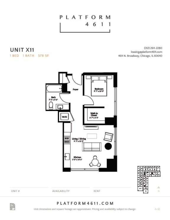 Elevated Living in Uptown Chicago | Luxury Floor Plans at Platform 4611