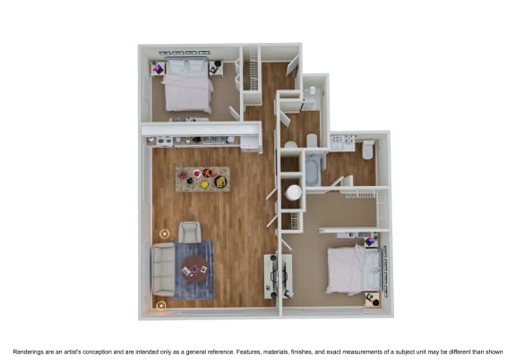 Floor Plans of Storyboard on Pine in St. Louis, MO