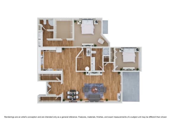 Floor Plans of Storyboard on Ramada in Collinsville, IL