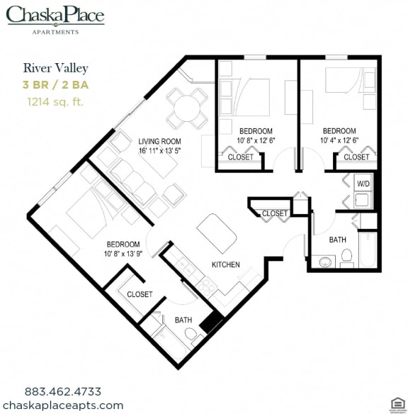 Floor Plans of Chaska Place Apartments in Chaska, MN