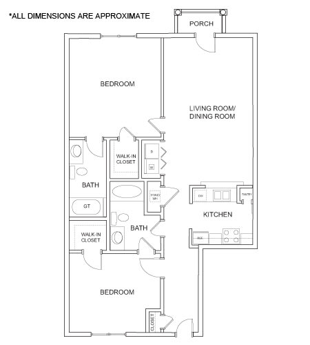 Floor Plans | Park Place Apartments