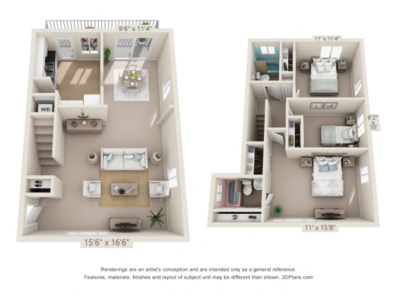 Floor Plans of Colonial Ridge in Cincinnati, OH