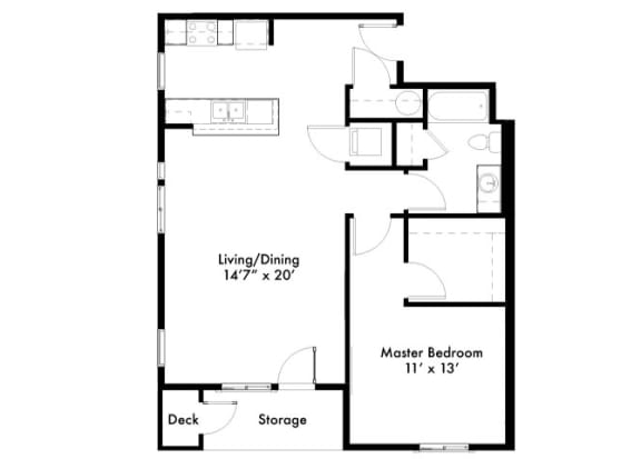 Floor Plans of Grandview Apartments in Kent, WA