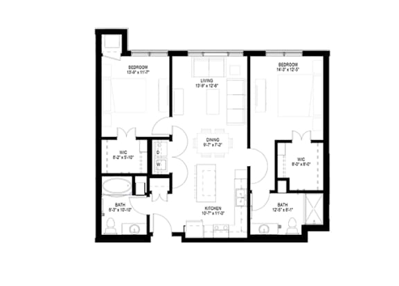 Floor Plans of The Legends of Spring Lake Park in Spring Lake Park, MN