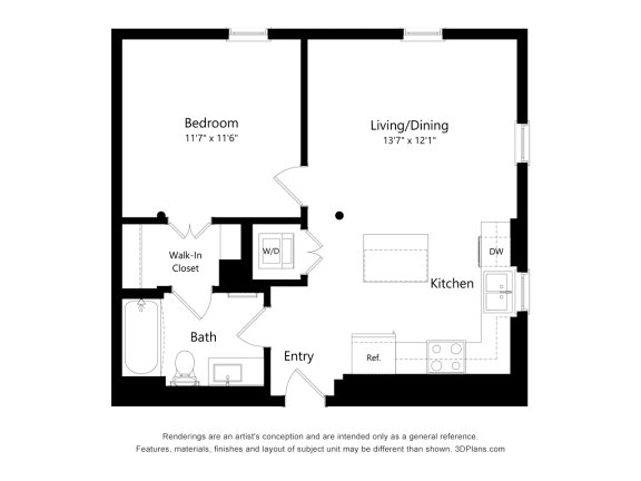 Floor Plans of Upper Post Flats in Fort Snelling, MN