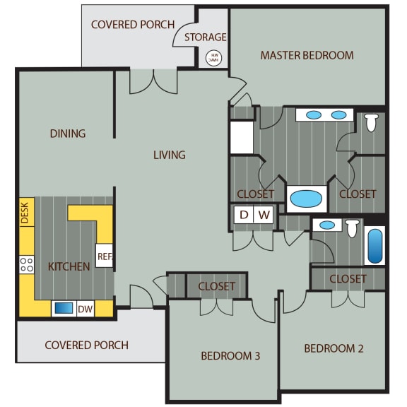 Floor Plans of Lakeland Grand in Lakeland, FL