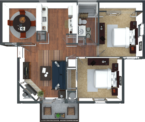 Floor Plans of Rocklin Manor Apartments in Rocklin, CA