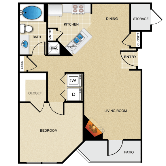 1, 2 & 3-Bedroom Apartments in Frisco, TX | Wade Crossing