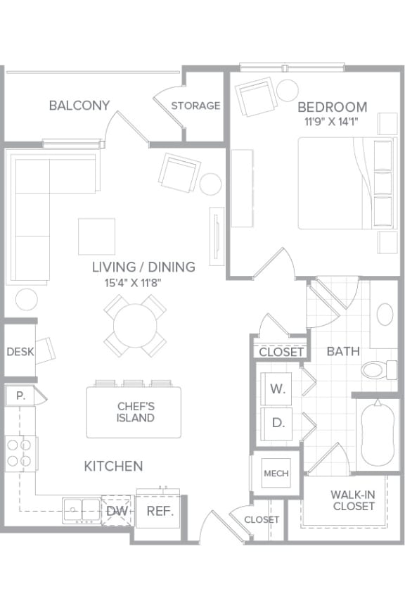Floor Plans | Westchase Apartments in Houston | Folio