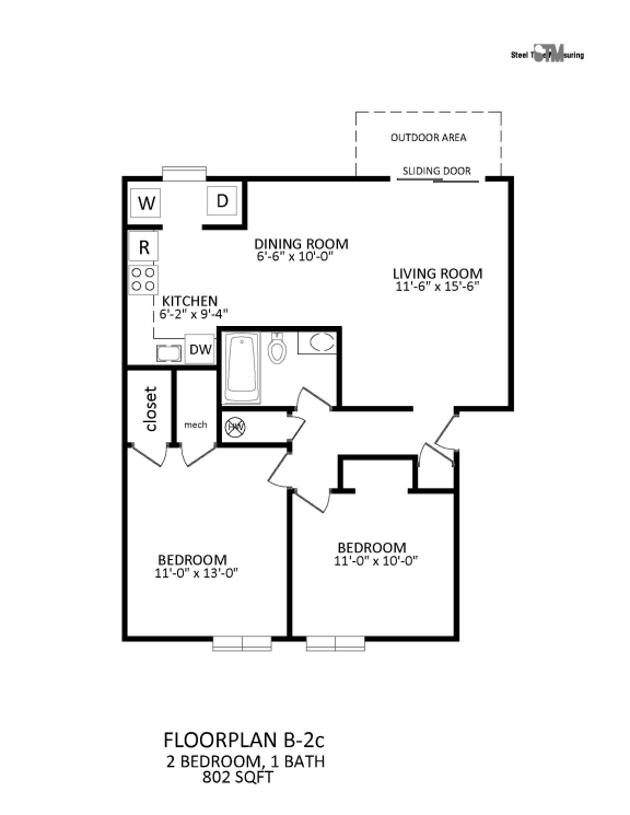 Floor Plans of Nova Ridge Apartments in Charlotte, NC