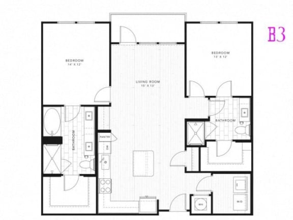 Floor Plans of Station R Apartments in Atlanta, GA
