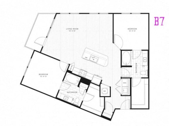 Floor Plans of Station R Apartments in Atlanta, GA