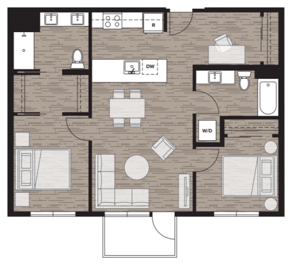 Floor Plans of Riverfront Everett in Everett, WA