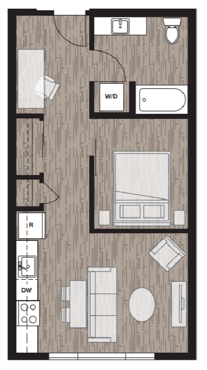 Floor Plans of Riverfront Everett in Everett, WA