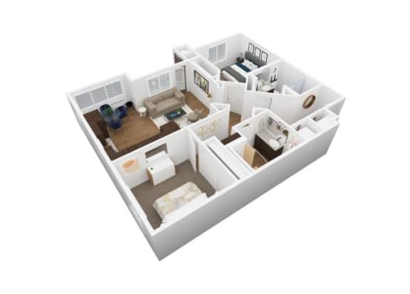 Floor Plans of Santana Terrace in Santa Clara, CA
