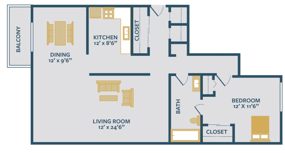 One, Two, Three Bedroom Apartments in Omaha | Centre Ridge Apartments