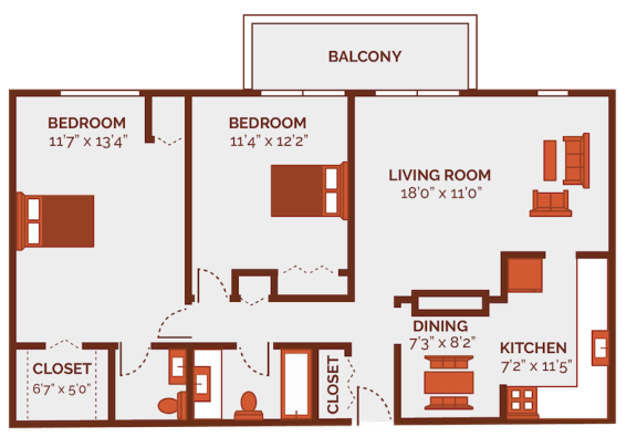 One & Two-Bedroom Apartments in Waukegan, IL | Fox Crest Apartments