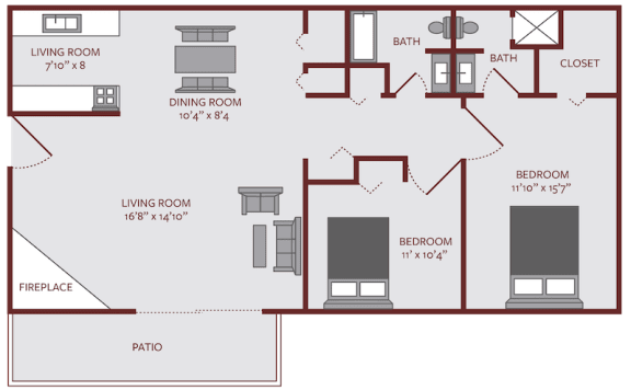 Floor Plans | Stonebridge Apartments | Apartments in Beavercreek, OH