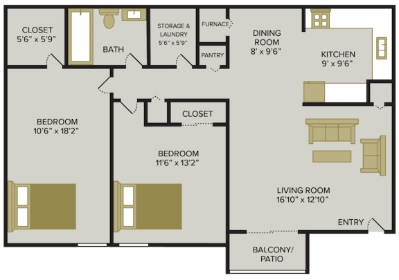 Floorplans | Village Royale Apartments | St Louis, MO