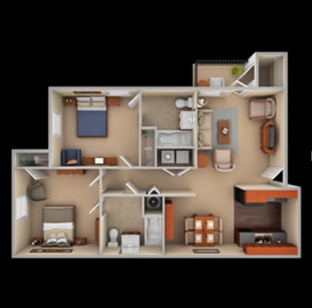 Floor Plans of The Summit on 401 in Fayetteville, NC