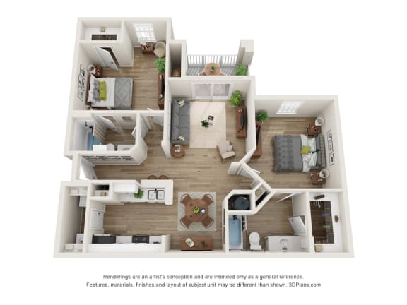 Floor Plans of The Commons in Orlando, FL
