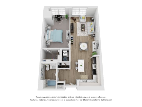 Floor Plans of Apex 400 Apartments in Glen Ellyn, IL