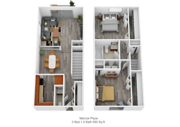 1, 2 & 3 Bedroom Apartments in Lexington, KY | Merrick Place