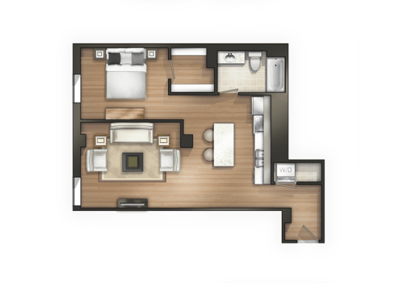 Floor Plans of Land Bank Lofts in Columbia, SC