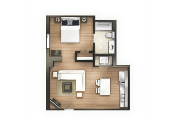 Floor Plans of Land Bank Lofts in Columbia, SC