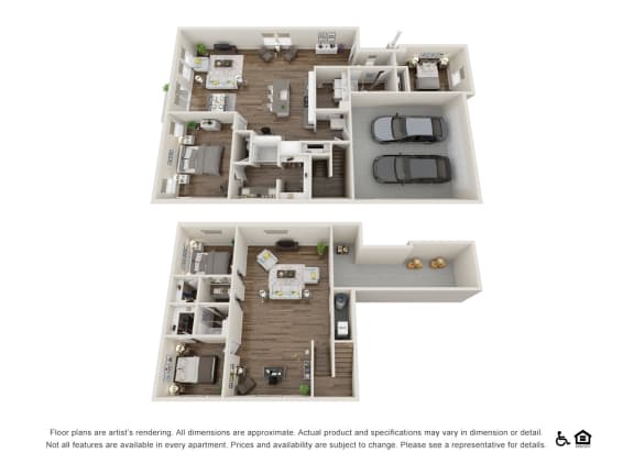 Floor Plans of Viviano at Riverton in Riverton, UT