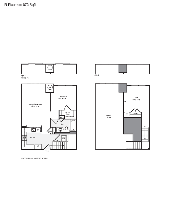 Floor Plans of The Flats at Wheaton Station in Wheaton, MD