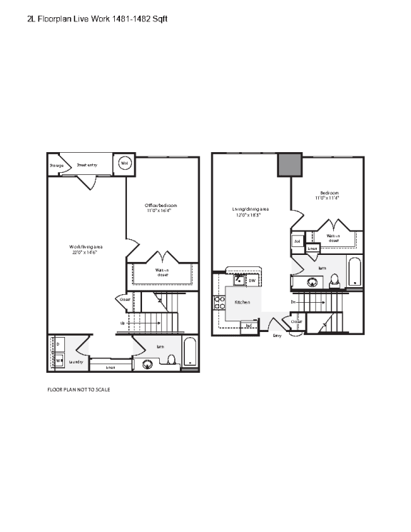 Floor Plans of The Flats at Wheaton Station in Wheaton, MD