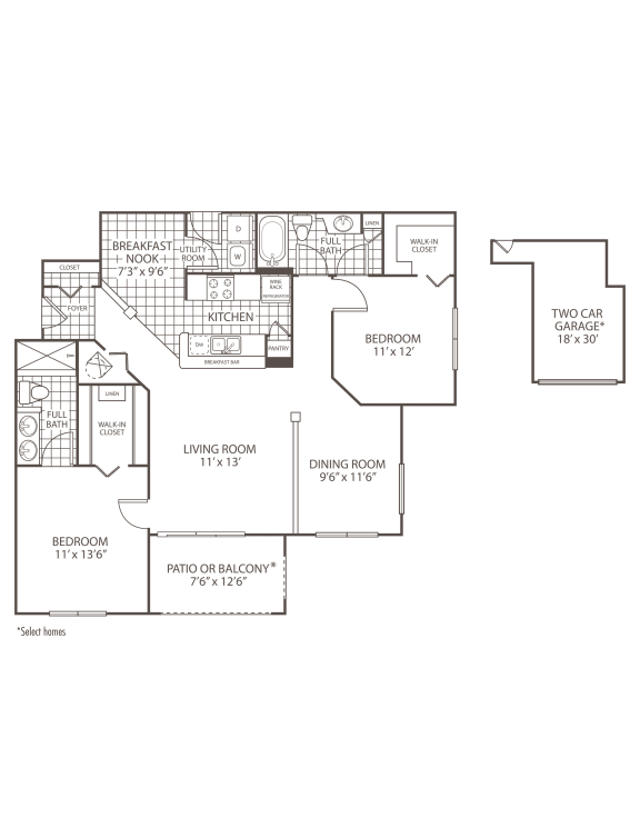 Floor Plans of The Preserve at Tampa Palms in Tampa, FL