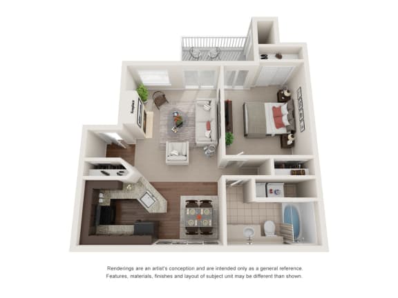 Floor Plans of Edgewater at Sandy Springs Apartments in Sandy Springs, GA