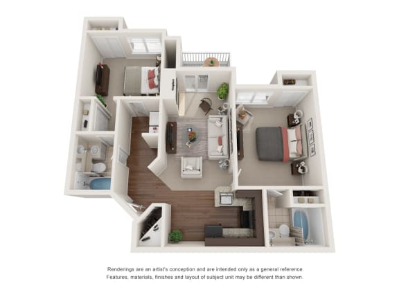 Floor Plans of Edgewater at Sandy Springs Apartments in Sandy Springs, GA