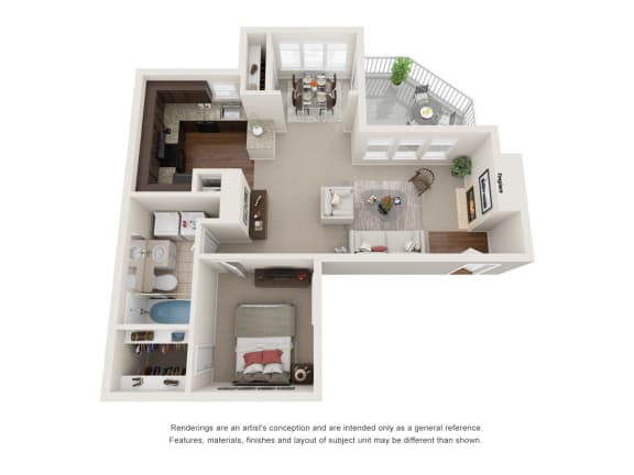 Floor Plans of Edgewater at Sandy Springs Apartments in Sandy Springs, GA