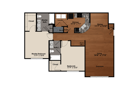 1, 2, 3 Bedroom Apartments in Indian Land, SC | Enclave at Bailes Ridge