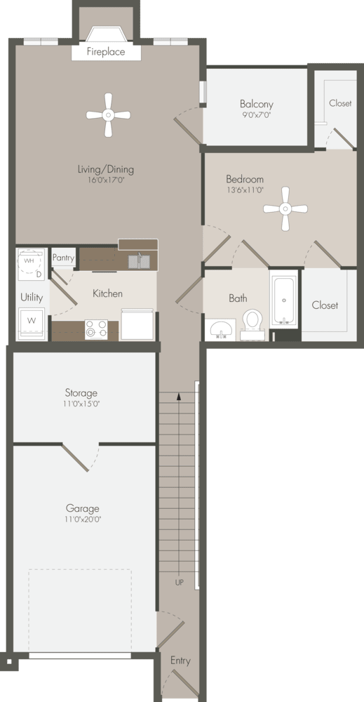 Floor Plans of Regency Dell Ranch Apartments in Round Rock, TX
