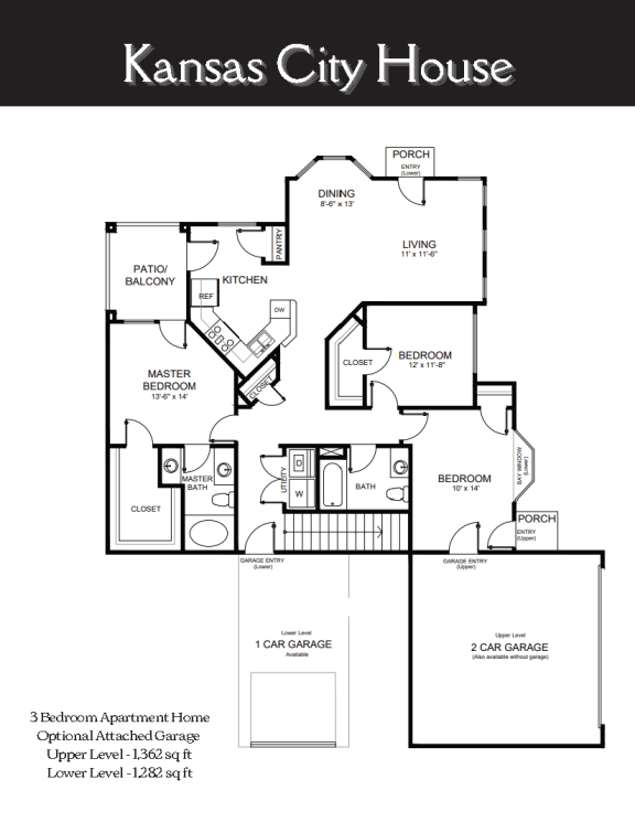 Floor Plans of Province of Briarcliff in Kansas City, MO