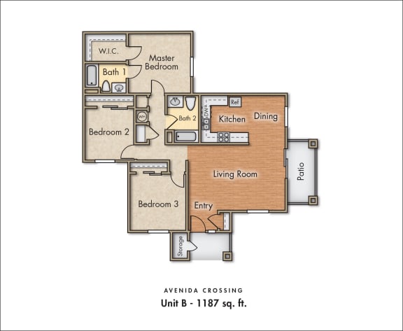 Floor Plans of Avenida Crossing in Lancaster, CA
