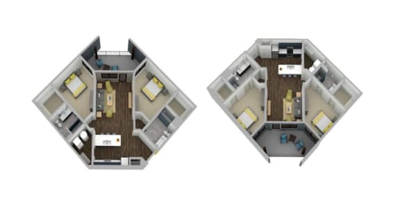 Floor Plans of The Pointe at Polaris in Columbus, OH