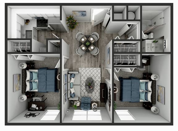 Floor Plans of Veronica Place in Florissant, MO