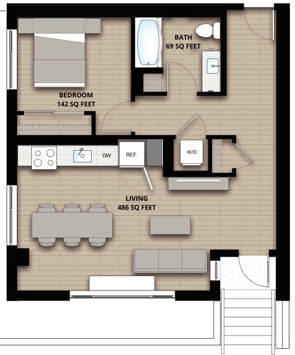 Floor Plans of Arc Central in Beaverton, OR