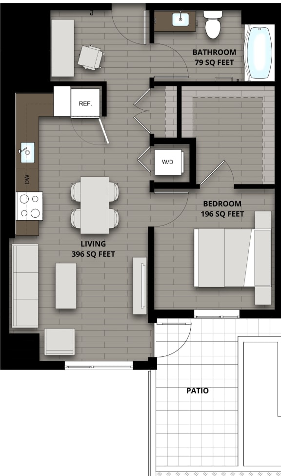Floor Plans of Arc Central in Beaverton, OR