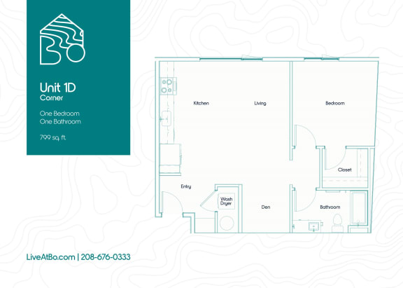 Floor Plans of Bo in Coeur d'Alene, ID