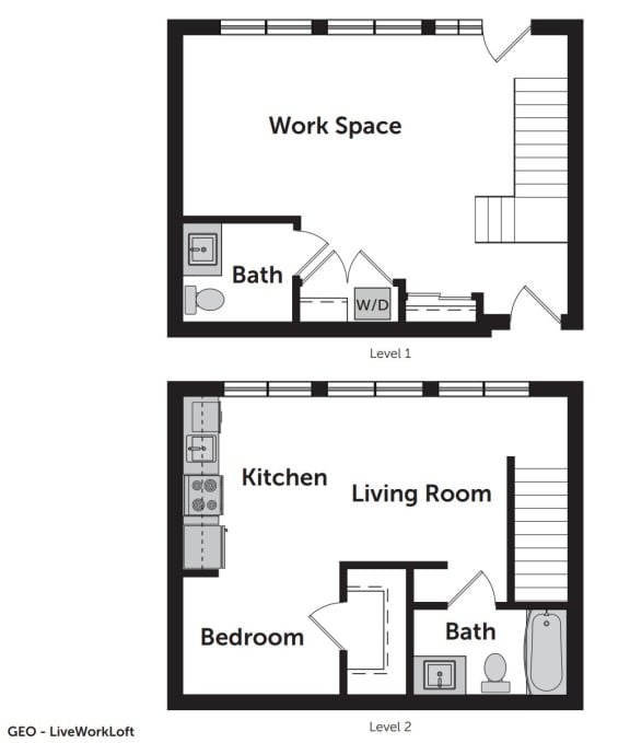Floor Plans of Geo in Shoreline, WA