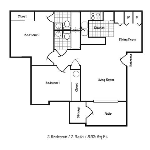 Floor Plans of Reedville Commons in Portland, OR