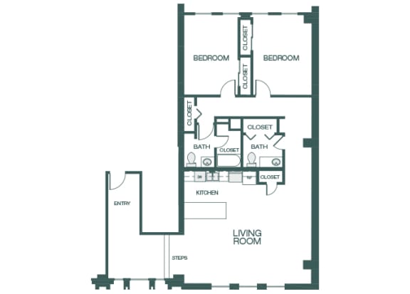 Floor Plans - The Kirby apartments & lofts in Downtown Dallas, TX