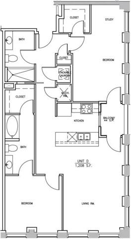 Floor Plans Main 3 Downtown apartments in Dallas, TX